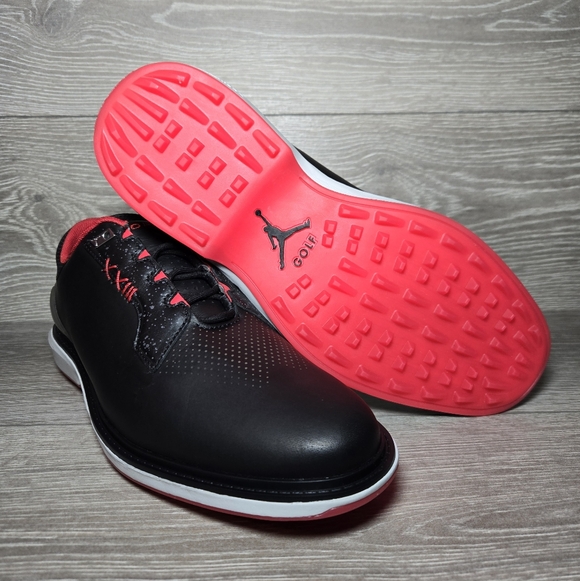 Jordan | Shoes | Nike Air Jordan Adg 5 Golf Shoes Black Red Mens Sizes ...